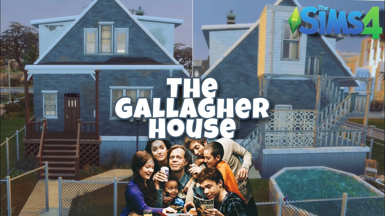 I Built The House Off Shameless | Build Tour | No CC | The Sims 4 - YouTube