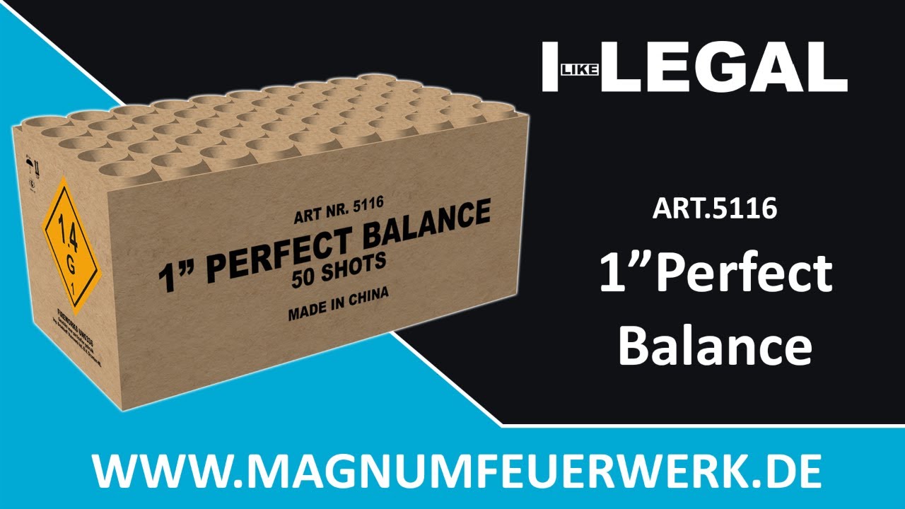 Art.5116 Perfect Balance I-Like-Legal Magnum Feuerwerk - YouTube