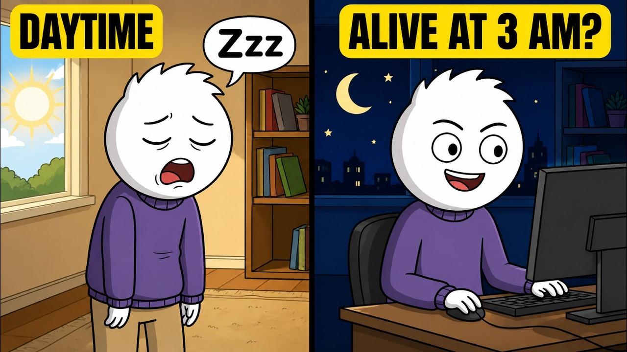 Psychology of People Who Come Alive at Night - YouTube