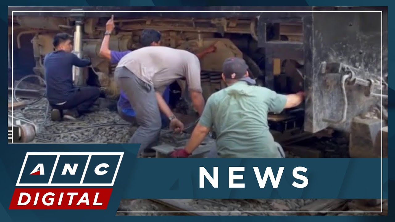 Derailed PNR train still stuck in Don Bosco station | ANC - YouTube