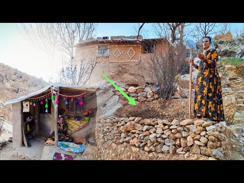 Nomadic Mother' Arts and Skills: Enchanted Hut Entrance/Building a Stone Platform