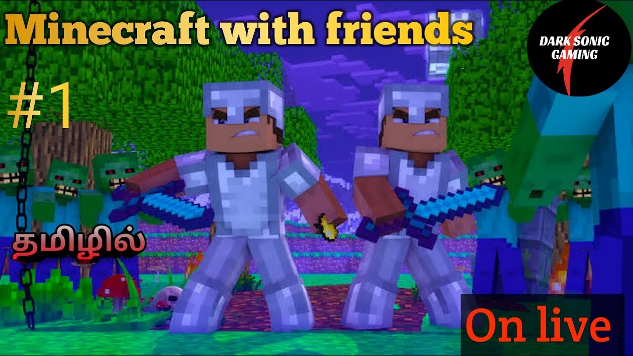 Minecraft Part #1 Live stream in tamil | With Cosmicnovagaming ...