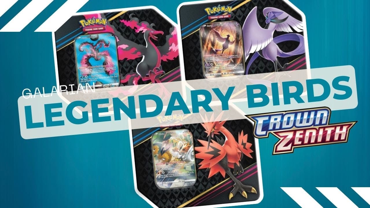 NEW!!! Crown Zenith Galarian Legendary Birds. Can we get epic pulls ...