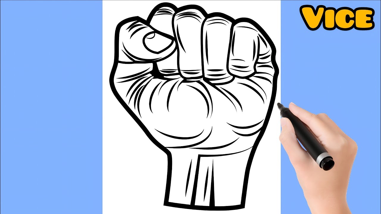 WIE MAN EINE GESCHLOSSENE HAND ZEICHNET - YouTube