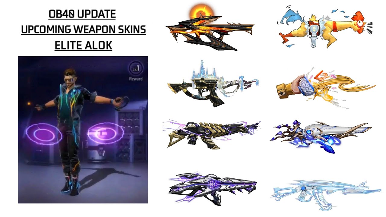 OB40 Update Free Fire | Awakening Alok Free Fire | OB40 All Weapon ...
