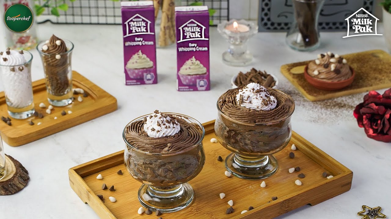 Sweet Treats: 2-Ingredient Chocolate Mousse Delight Recipe - YouTube