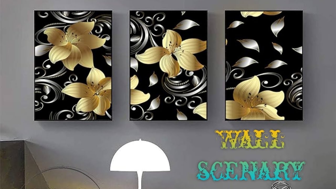 Living Room Wall Scenary🥰🥰 Beautiful Wall Scenary🥰🥰 - YouTube