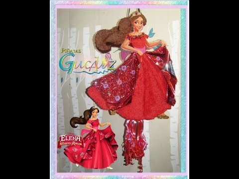 PIÑATA PRINCESA ELENA - YouTube