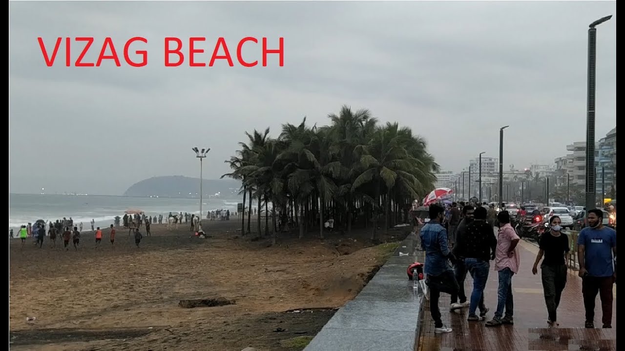 VIZAG BEACH MOST BEAUTIFUL TOURIST PLACE || AN EVENING AT VISAKHAPATNAM ...