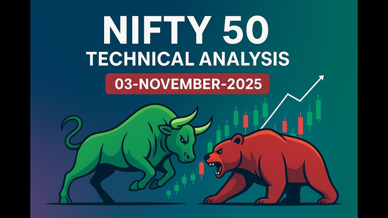 NIFTY 50 TECHNICAL ANALYSIS Pre Market View 03-11-2025 - YouTube