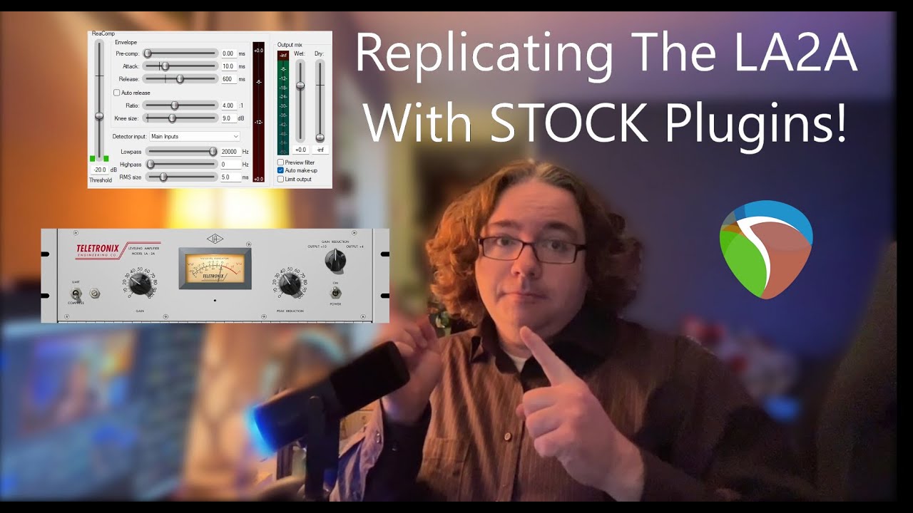 Mixing Tutorial: Replicating The LA2A Compressor With STOCK Plugins In ...