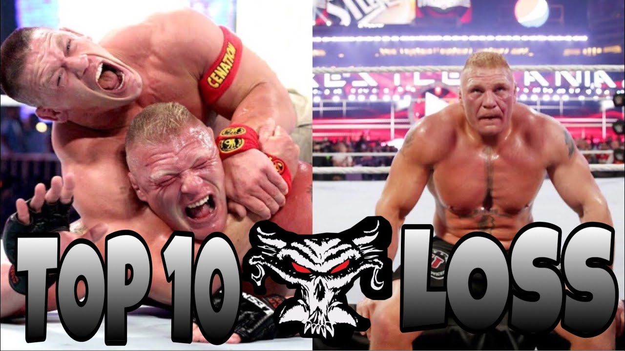 TOP 10-Brock Lesnar Biggest Loss - YouTube