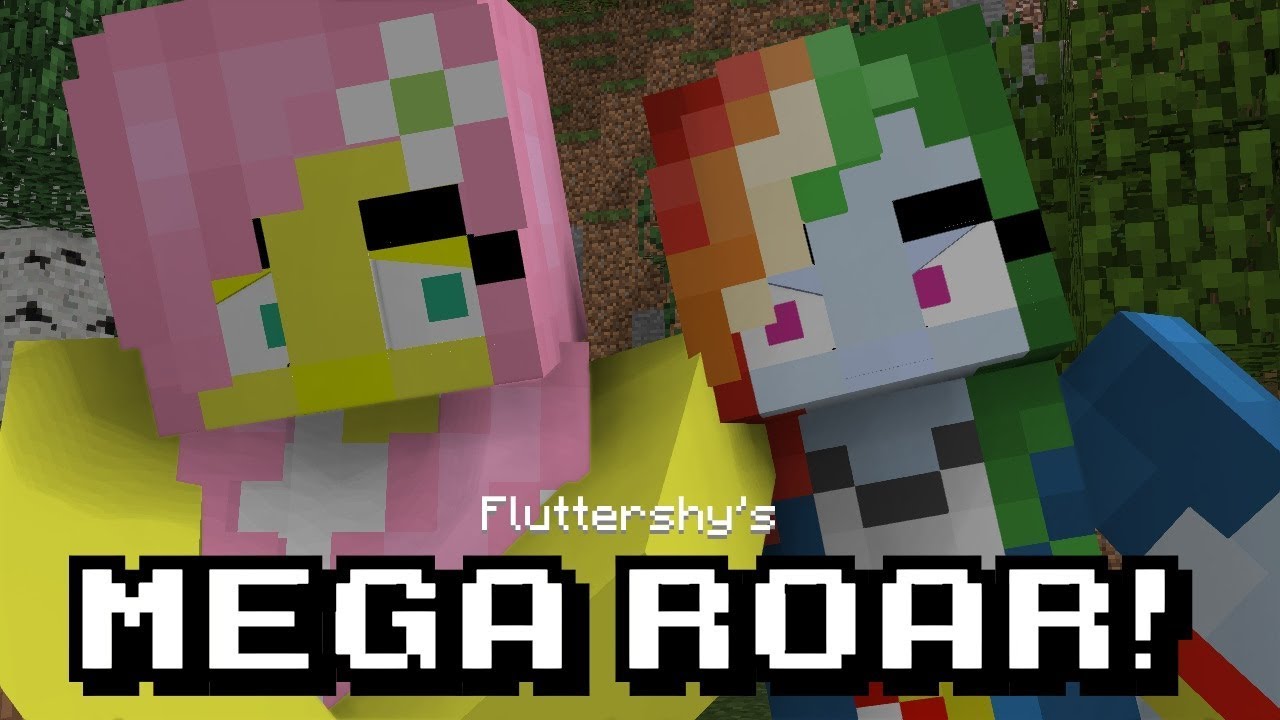 Fluttershy's mega roar [Minecraft Animation] - YouTube