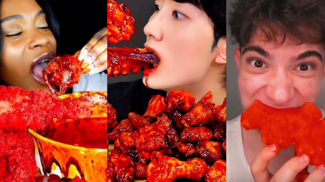 ASMR Chilli food Mukbang - Chilli food ASMR Compilation - YouTube