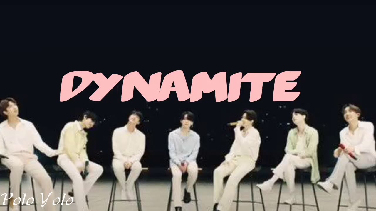 BTS - Dynamite (lyric) - YouTube