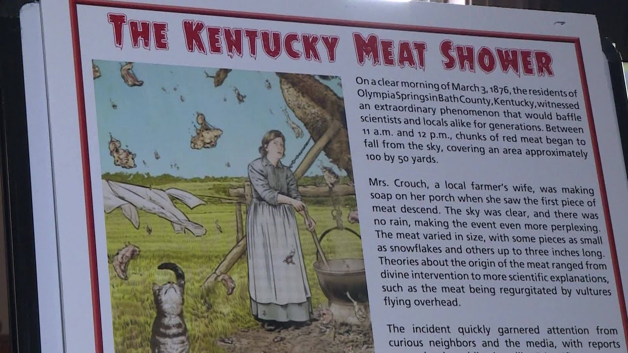 Kentucky town remembers the "meat shower" of 1876 - YouTube