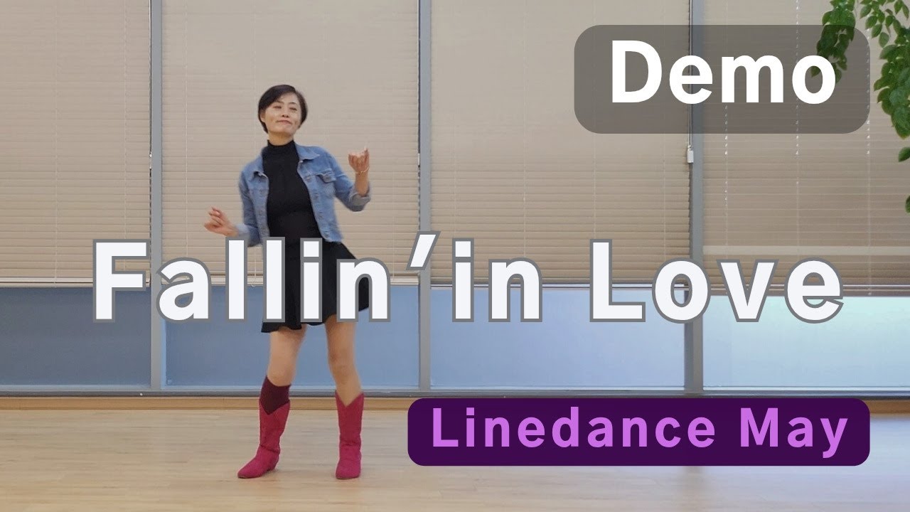 Fallin' in Love Line Dance (High Beginner) - Demo - YouTube