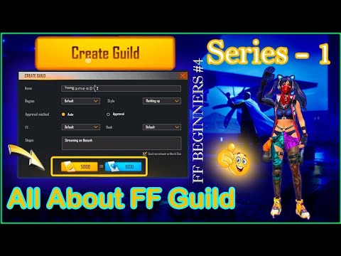 HOW TO CREATE GUILD IN FREEFIRE | FF GUILD SERIES | FF BEGINNERS ...
