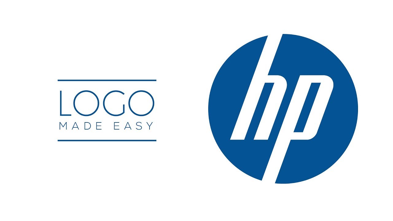 Hp Logo Design | Logo made easy - YouTube