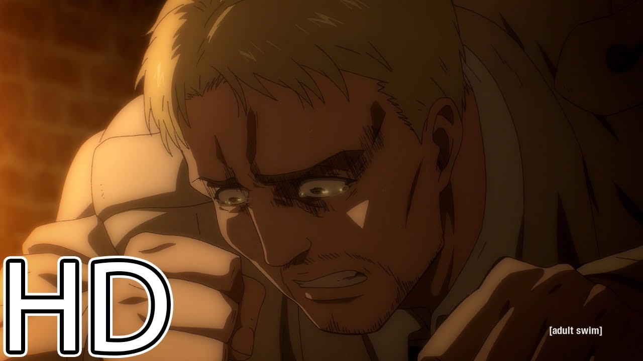 Reiner begs for Eren's Forgiveness for Killing his Mom 1080p HD Eng Dub ...
