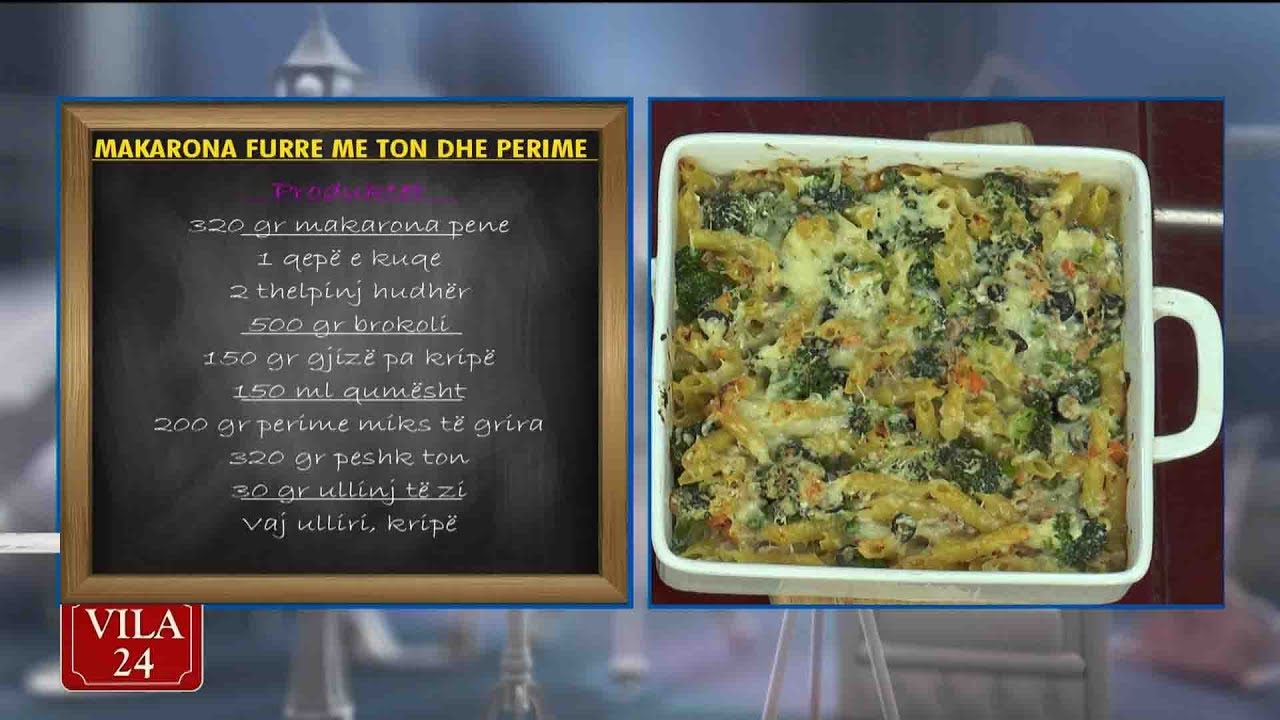 MAKARONA FURRE ME TON DHE PERIME (Recete nga zonja Vjollca) - YouTube