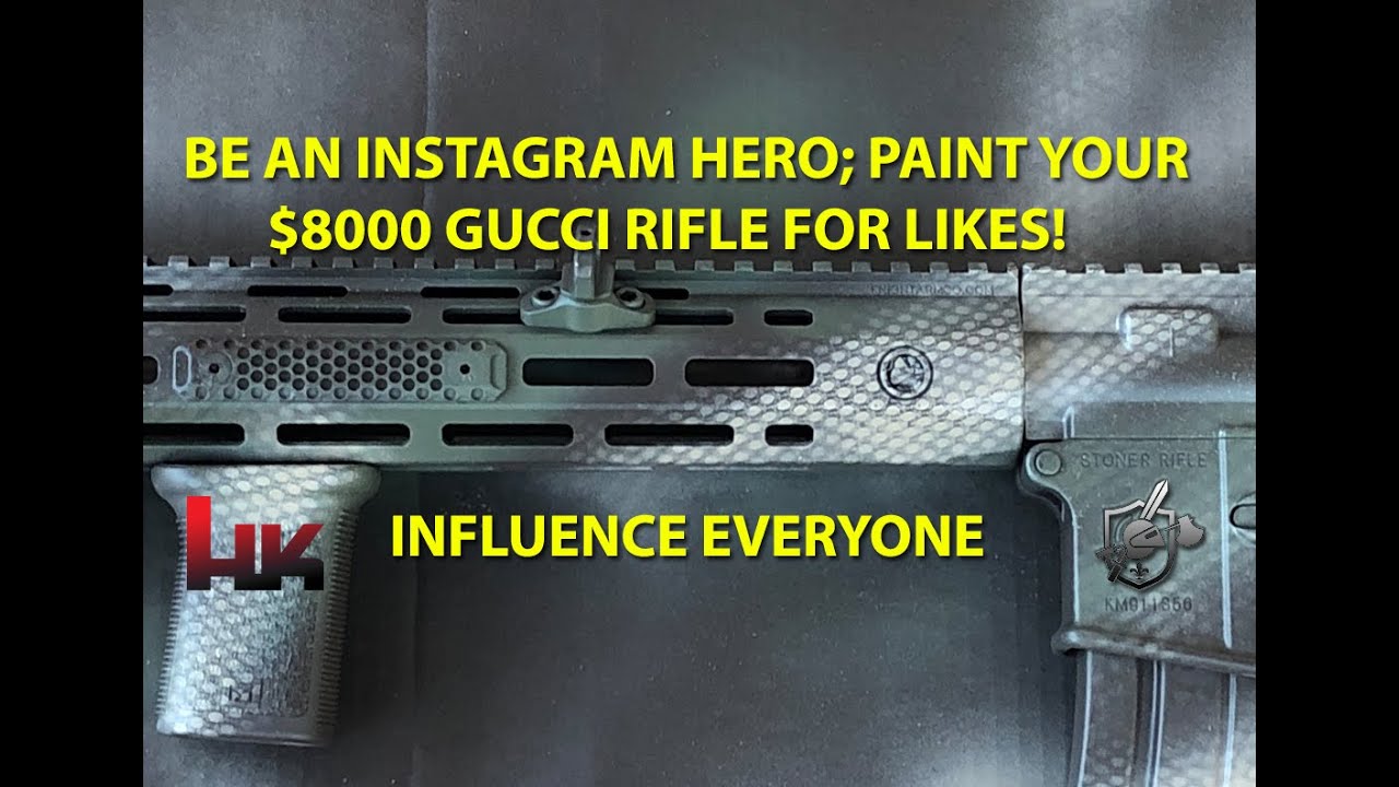How to paint your expensive Gucci AR-15 from HK, Knights, or LMT - YouTube