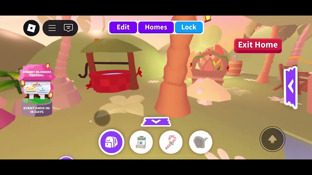 Adopt me aesthetic garden home - YouTube