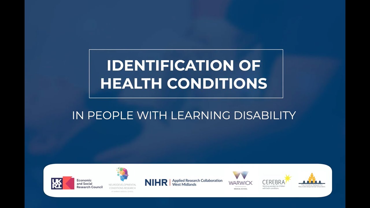 Identification of Health Conditions - Learning Disability (4/4) - YouTube