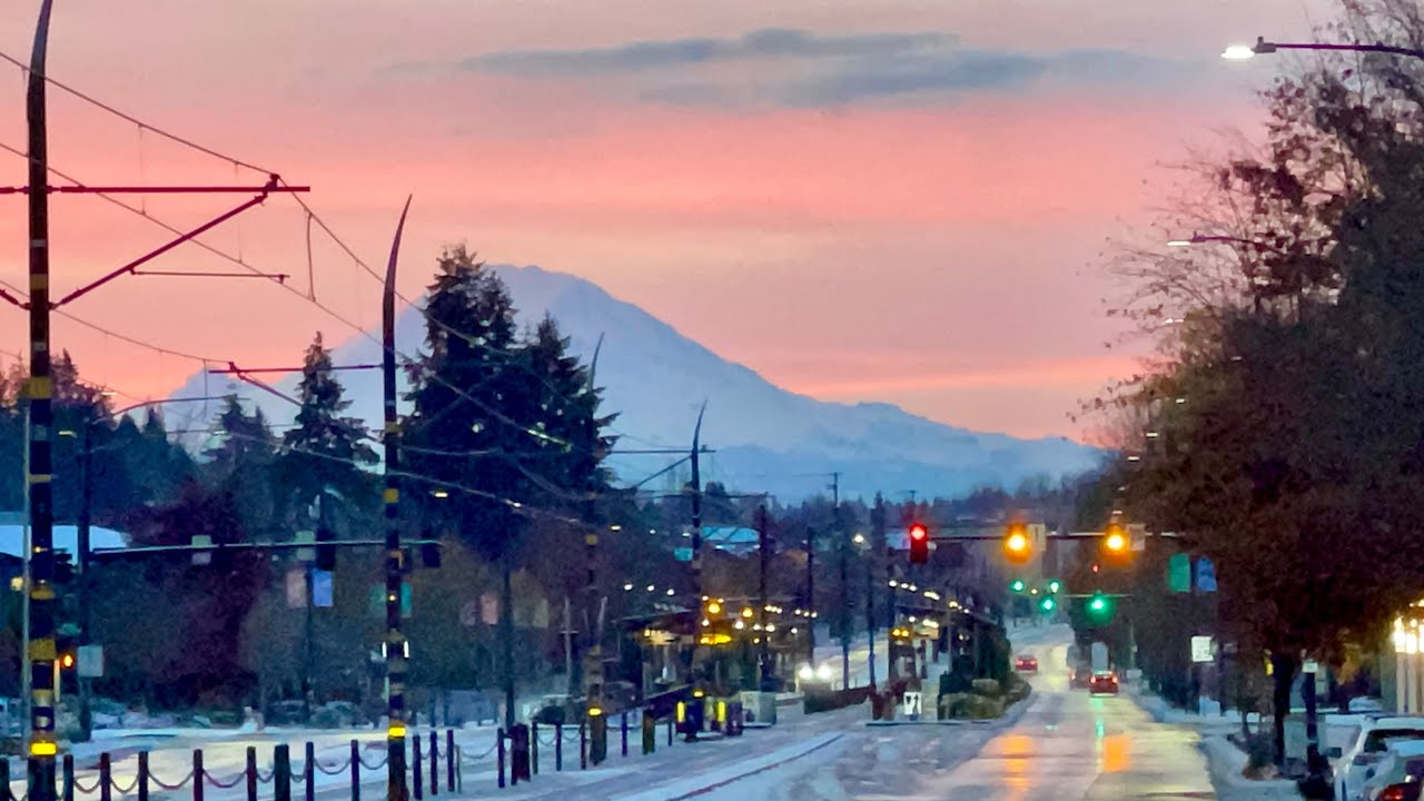 Seattle Snow Morning Drive 12-3-22 - YouTube