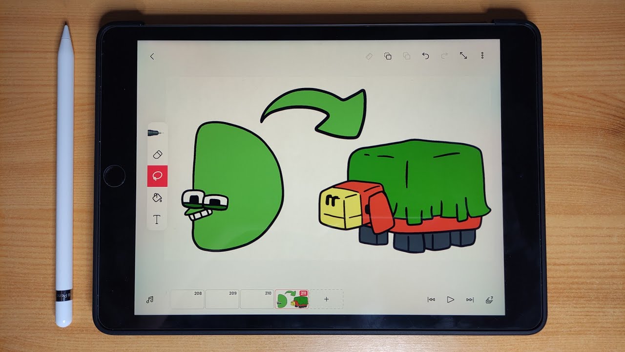 Alphabet Lore Become Minecraft | FlipaClip Animation Process - YouTube