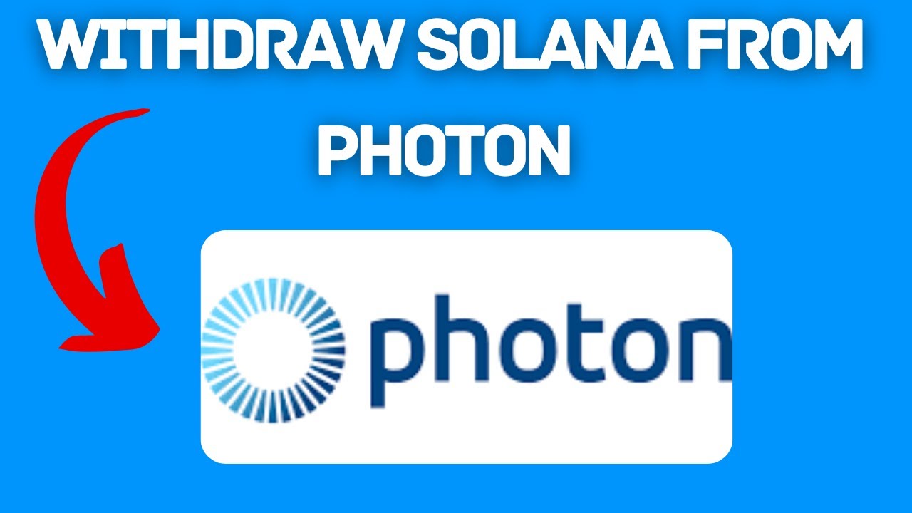 New! How To Withdraw Solana From Photon (Full Guide) 2025! - YouTube