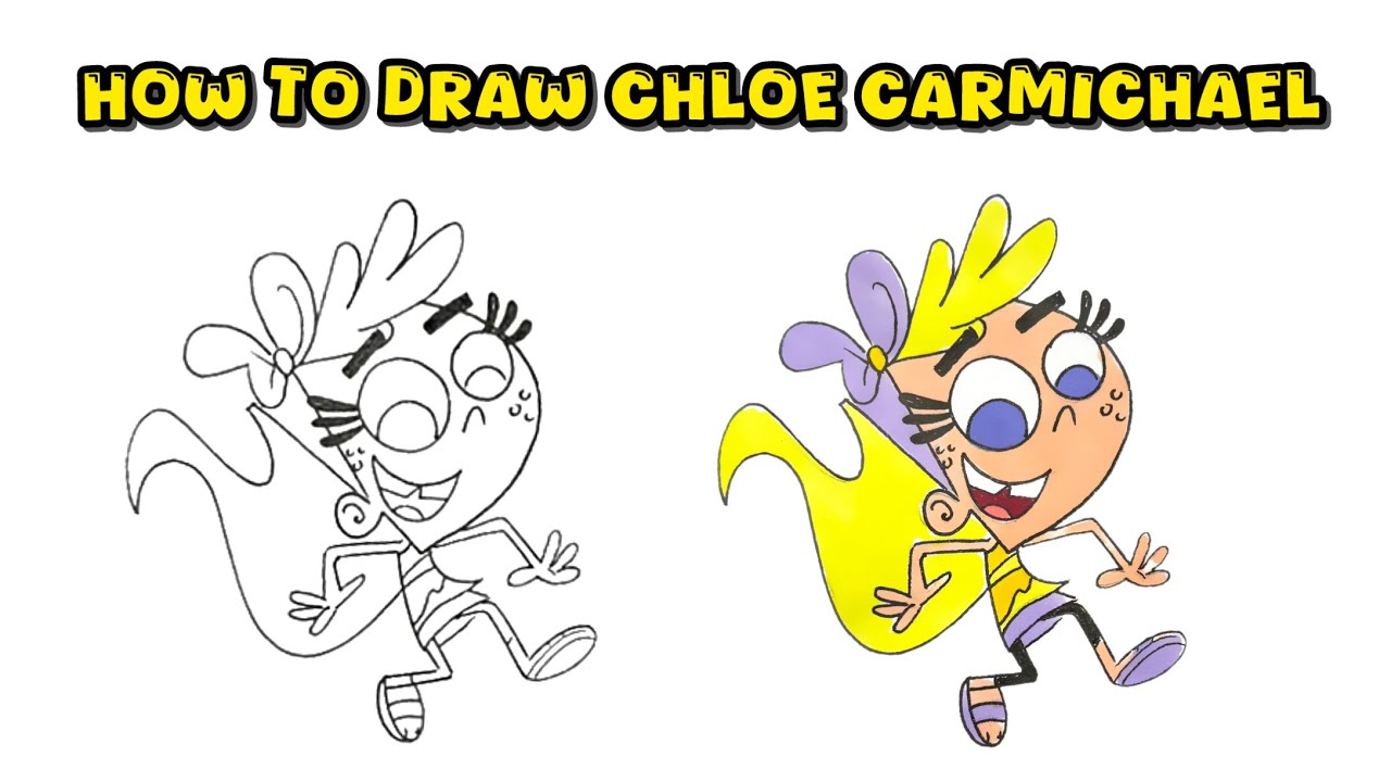 How to Draw Chloe Carmichael from Fairly OddParents – Cartoon Character ...