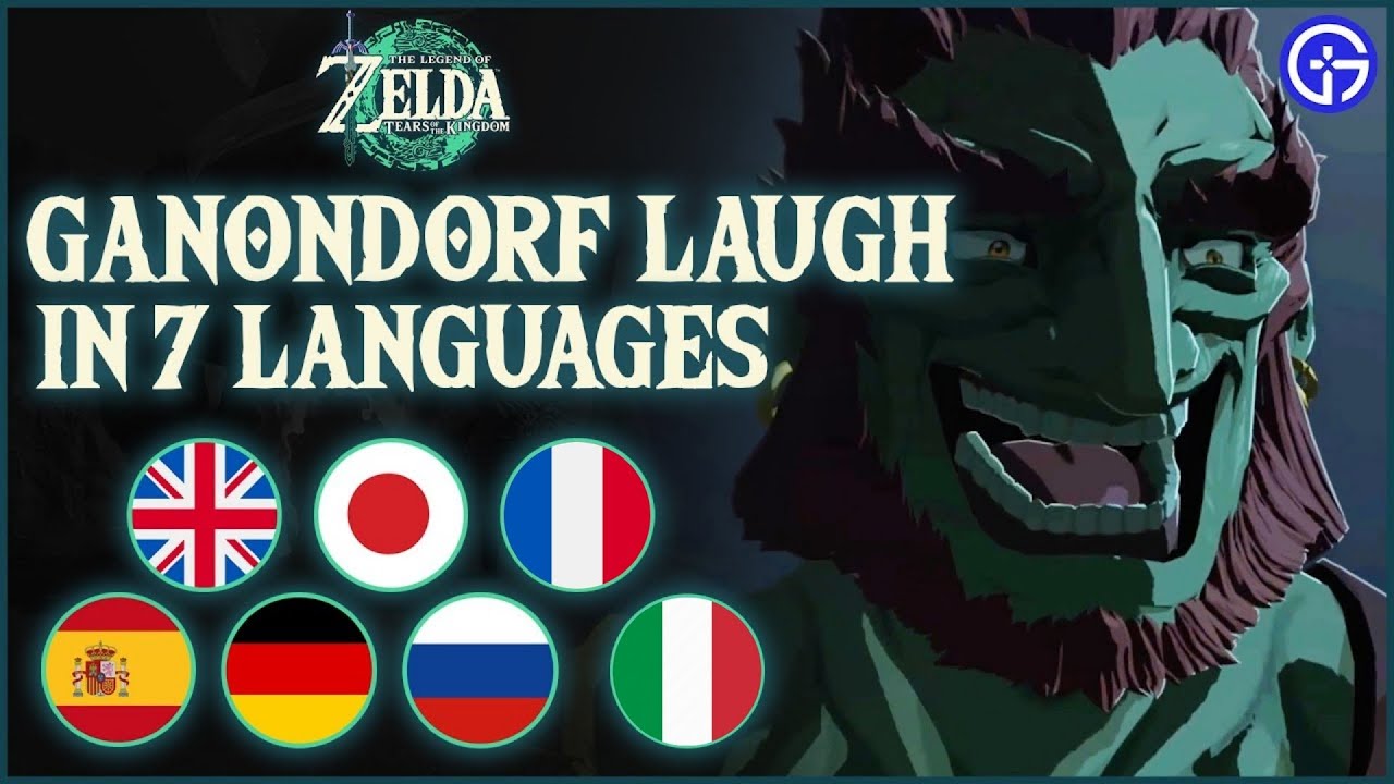 Ganondorf Laugh in Different Languages 😈 French, German, Italian ...