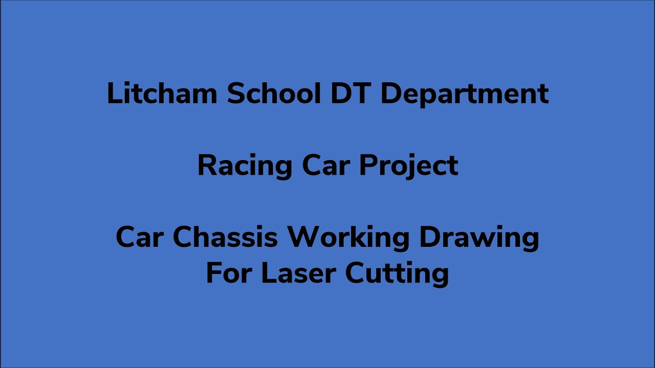 Racing Car Chassis in 2D Design V2 - YouTube