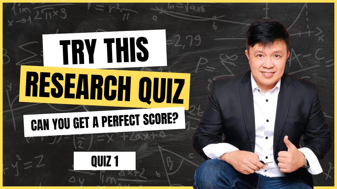 RESEARCH QUIZ. Can you get a perfect score? - YouTube