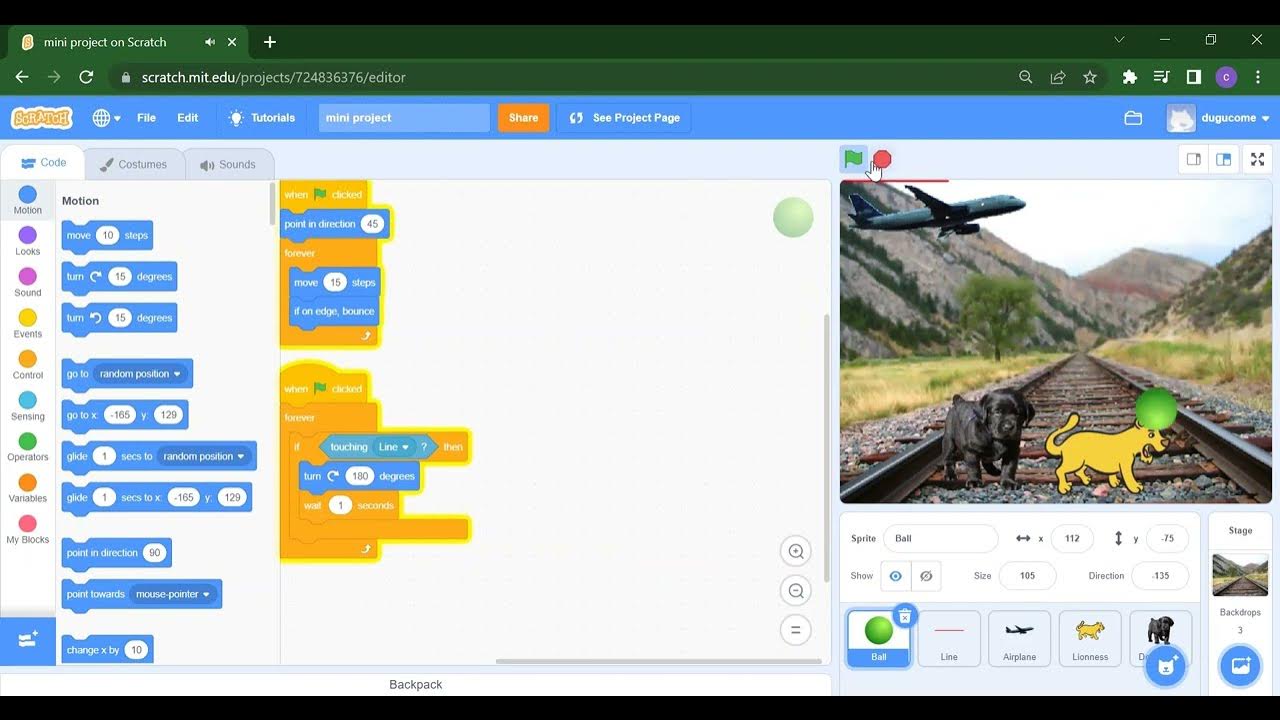 Scratch tutorial for Beginner || Mini Project in Scratch - YouTube