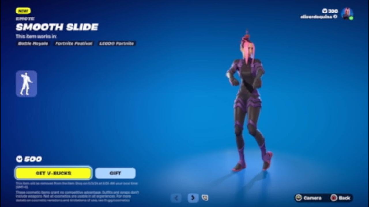 NEW Smooth Slide Emote - Fortnite Item Shop May 31, 2024 - YouTube