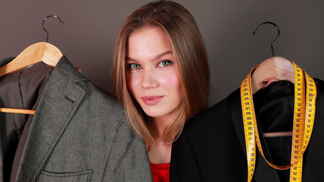 ASMR Relaxing Suit Fitting RP, Personal Attention - YouTube