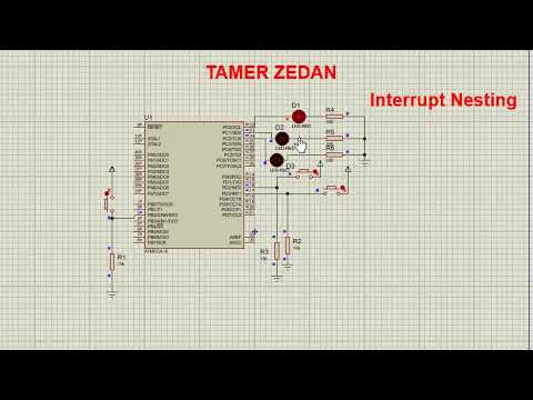 avr atmega16 External Interrupts Interrupt Nesting - YouTube