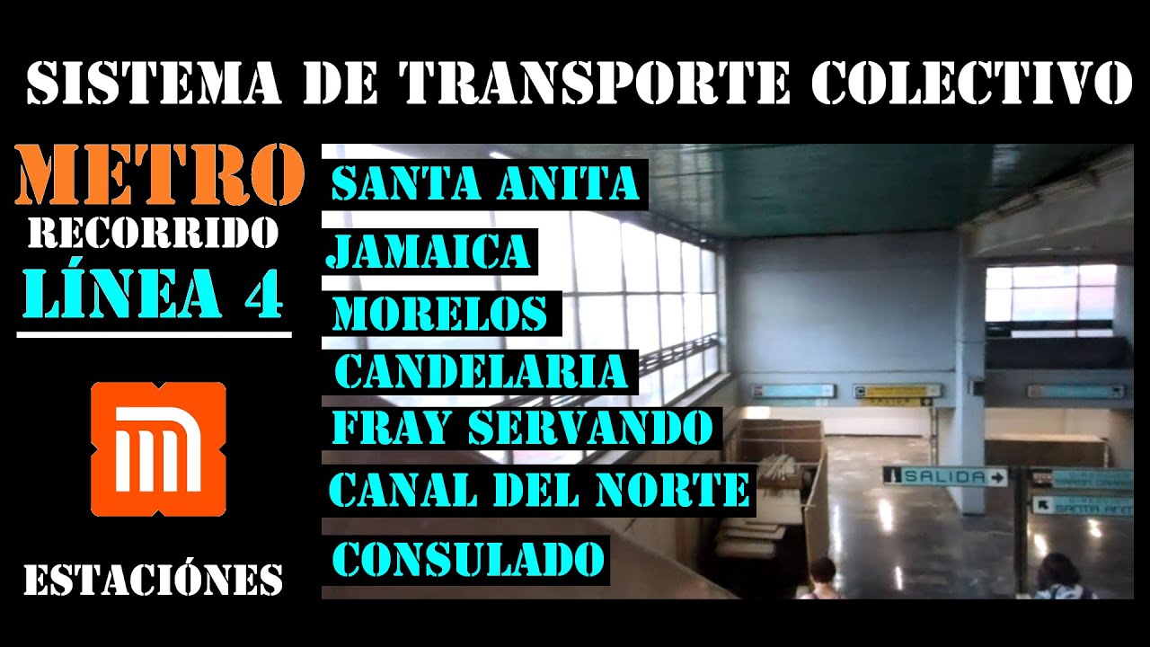 🚇😊🎒VAGÓN para MUJERES♡METRO de Ciudad de México♡LÍNEA 4♡ESTACIONES ...