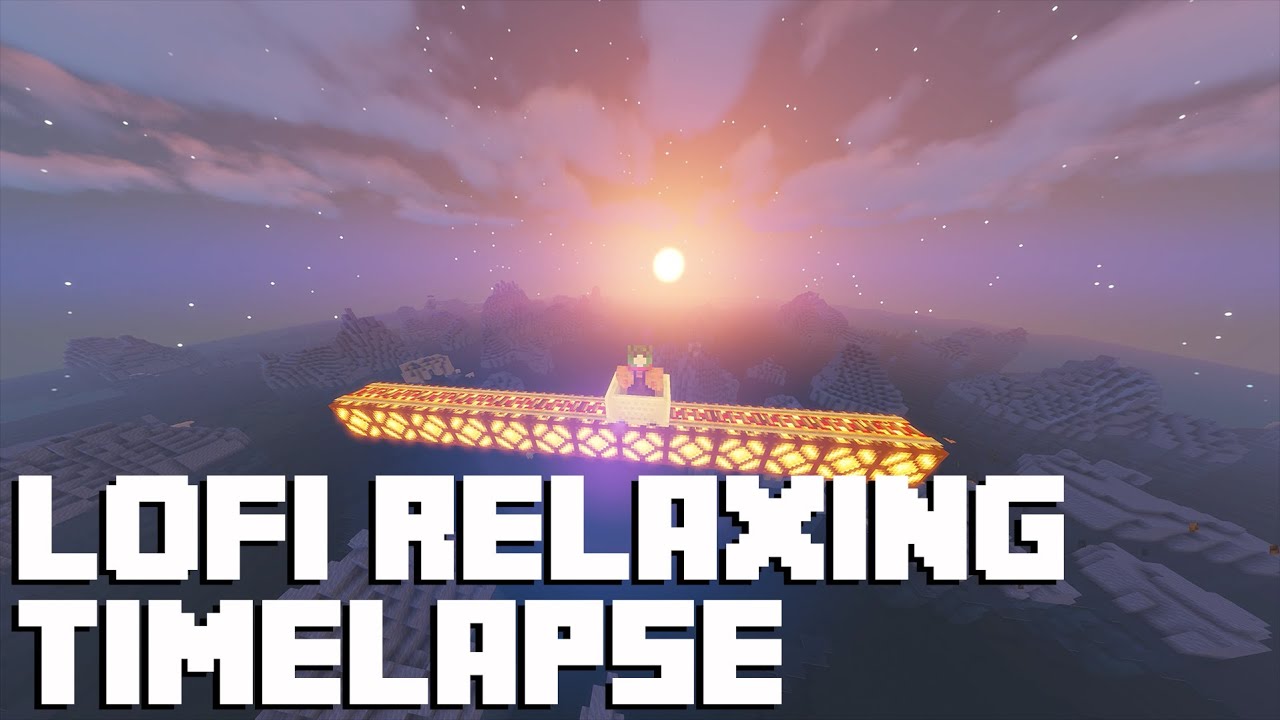 RELAXING [LoFi - 2 HOUR] Minecraft Minecart Timelapse - YouTube