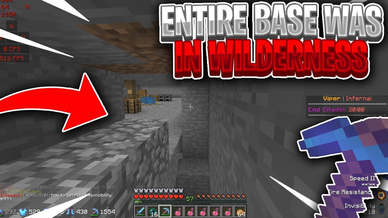 THEIR ENTIRE BASE WAS IN WILDERNESS! *WE GOT IN* | Minecraft HCF - YouTube