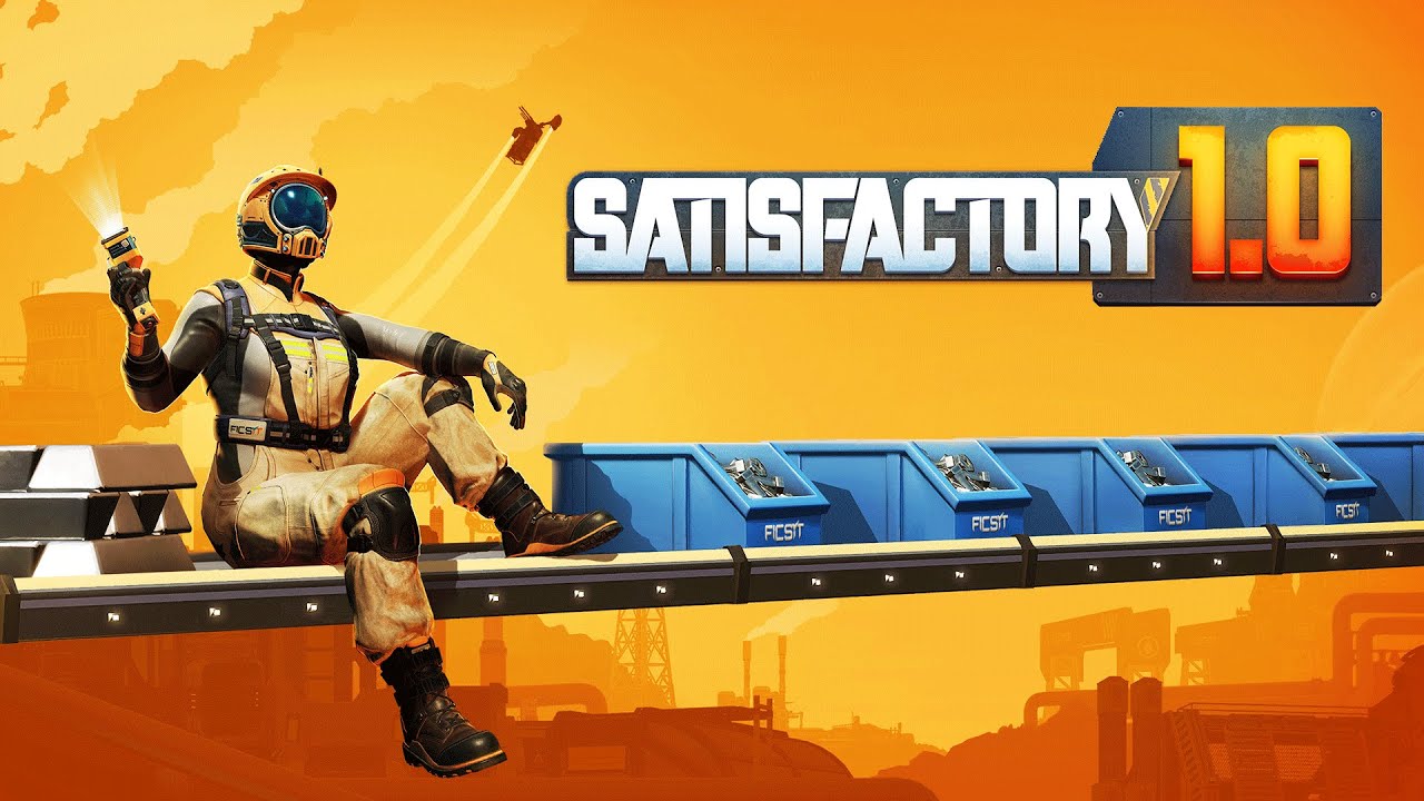 SATISFACTORY 1.0 RELEASE | Day 2 - YouTube