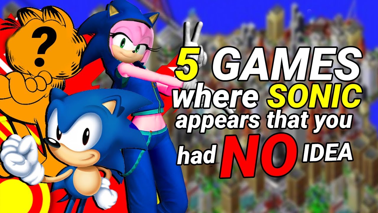 5 Games where SONIC appears that you had NO idea - YouTube
