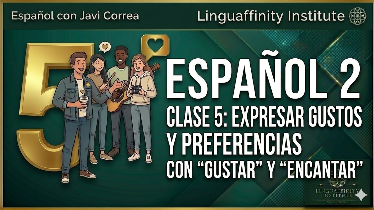 CLASE 5: Expresar GUSTOS y PREFERENCIAS con GUSTAR y ENCANTAR en ...