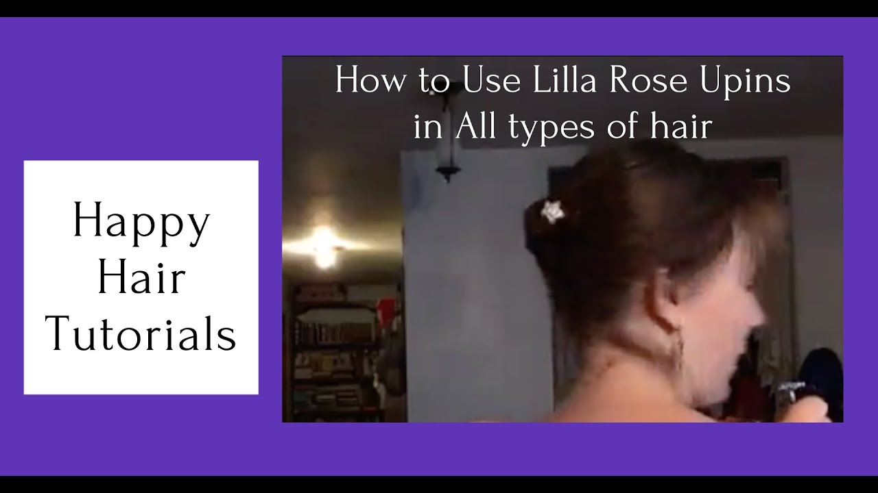 Tutorial for Updos with Lilla Rose Upins, Swerve, Hairpin in All types ...