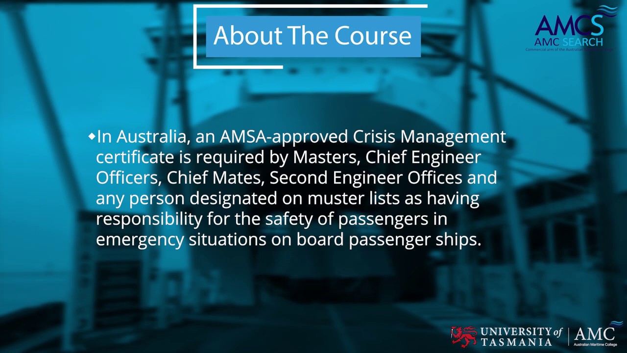 Online Crisis Management and Human Behaviour Training - YouTube