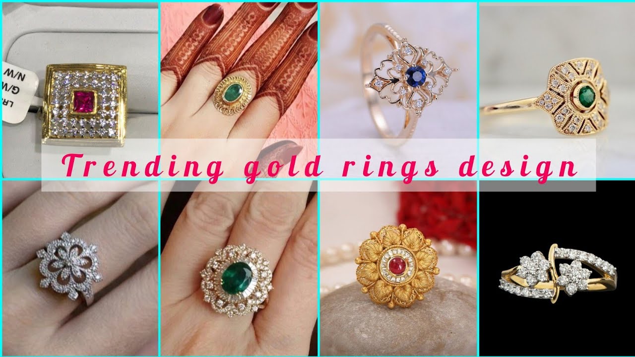 Trending gold rings design with weight and price //22crtgold Rings ...