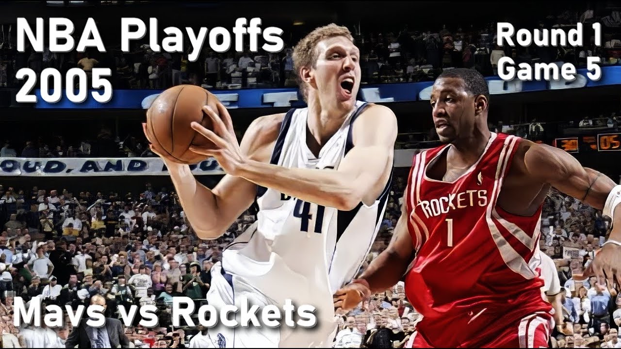 NBA Playoffs 2005 Western Conference 1st Round: Dallas vs Houston Game ...