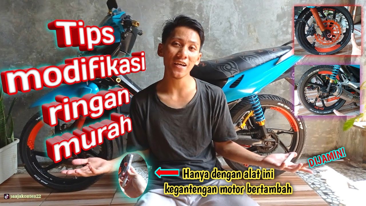 Tips tutorial modifikasi ringan penambah kegantengan | hanya dengan sepidol saja bisa bagus ...